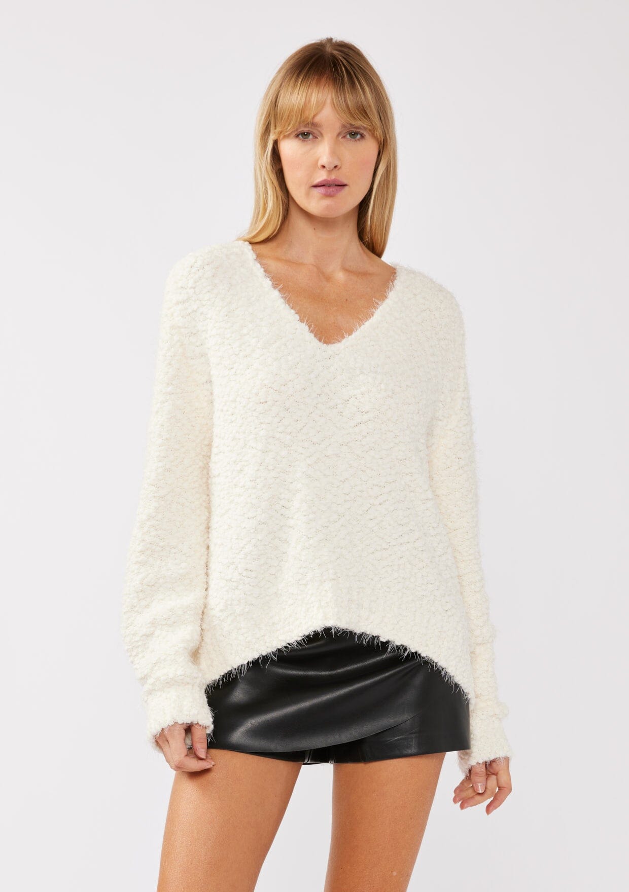 Women's Fuzzy Fall Pullover Sweater | Lovestitch Sweaters + Pullovers ...