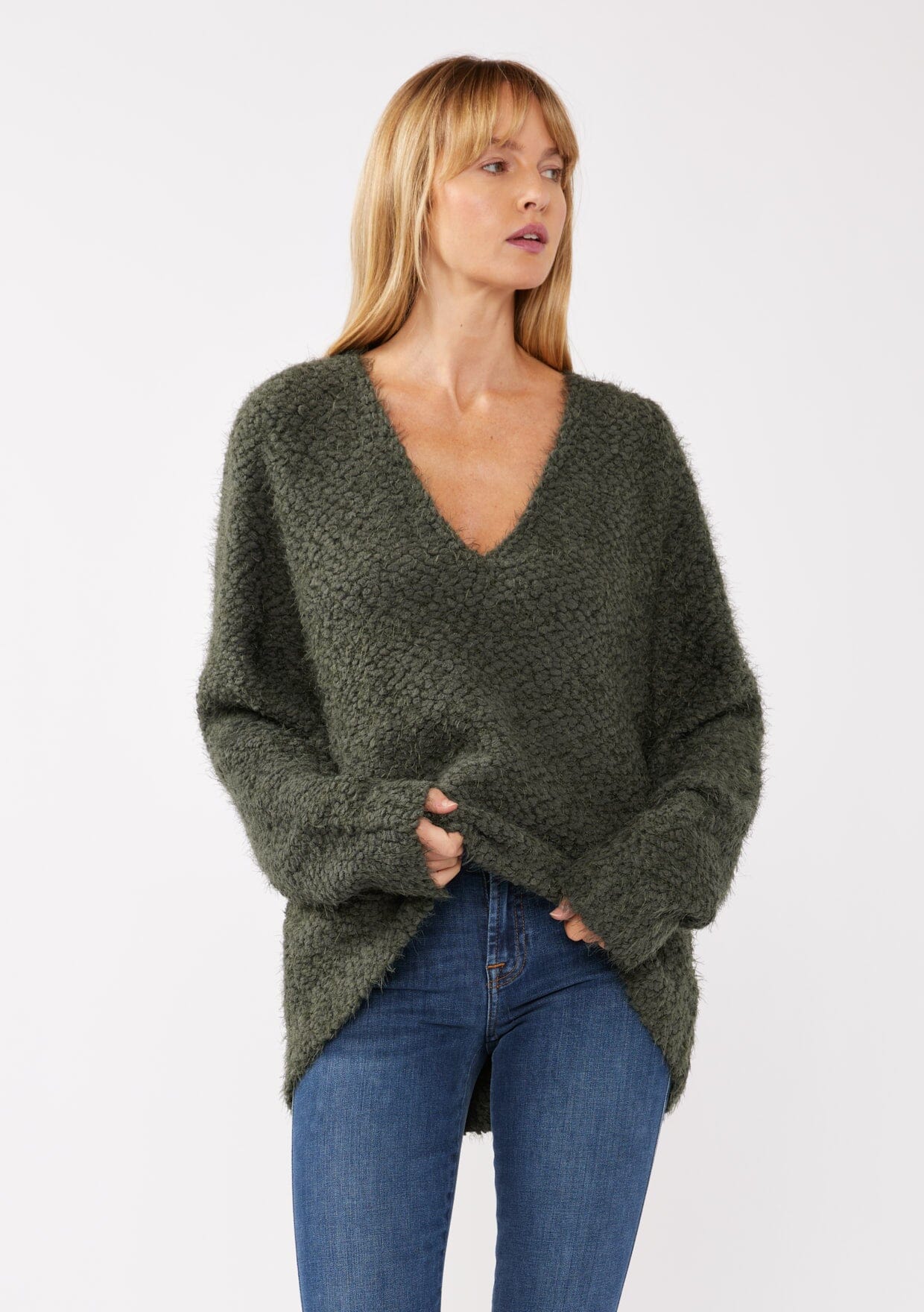 Women's Fuzzy Fall Pullover Sweater | Lovestitch Sweaters + Pullovers ...