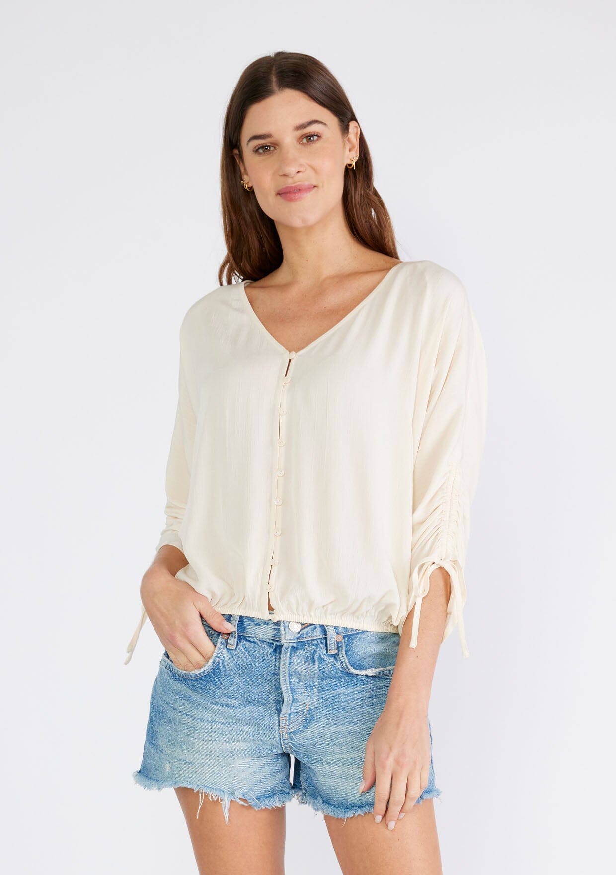 Women's Top - Classic Bohemian Tie Sleeve Top | LOVESTITCH