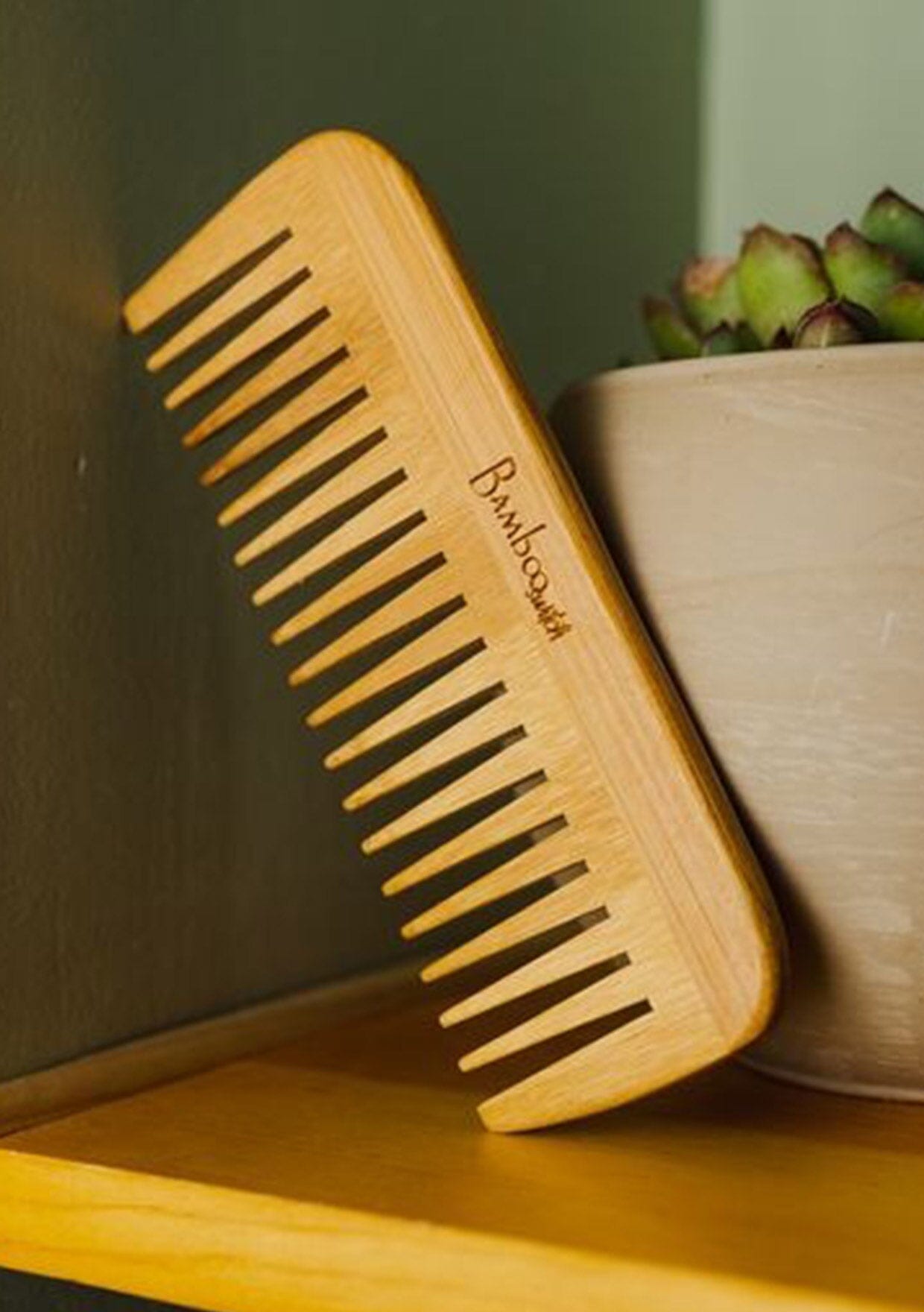 Bamboo Switch Wide Tooth Comb | LOVESTITCH