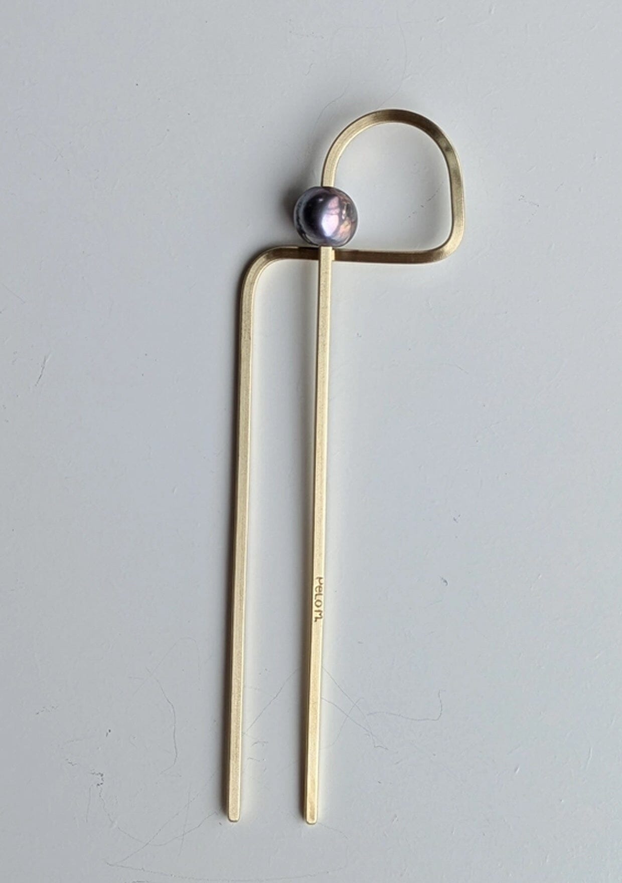 PeLo Modern - Rosey Glass Brass Hair Forks - LOVESTITCH