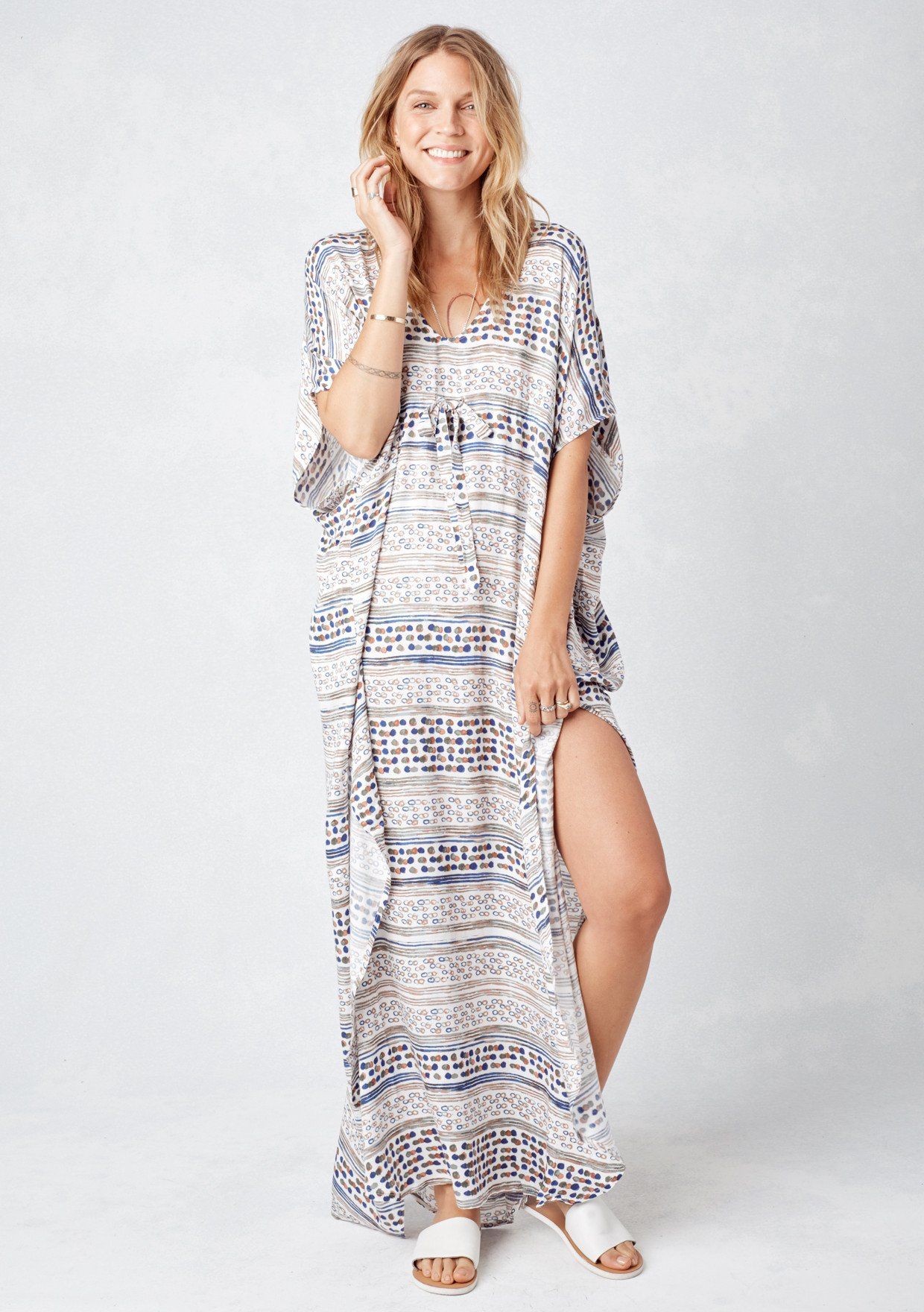 Flattering Boho Maxi Caftan Dress | LOVESTITCH