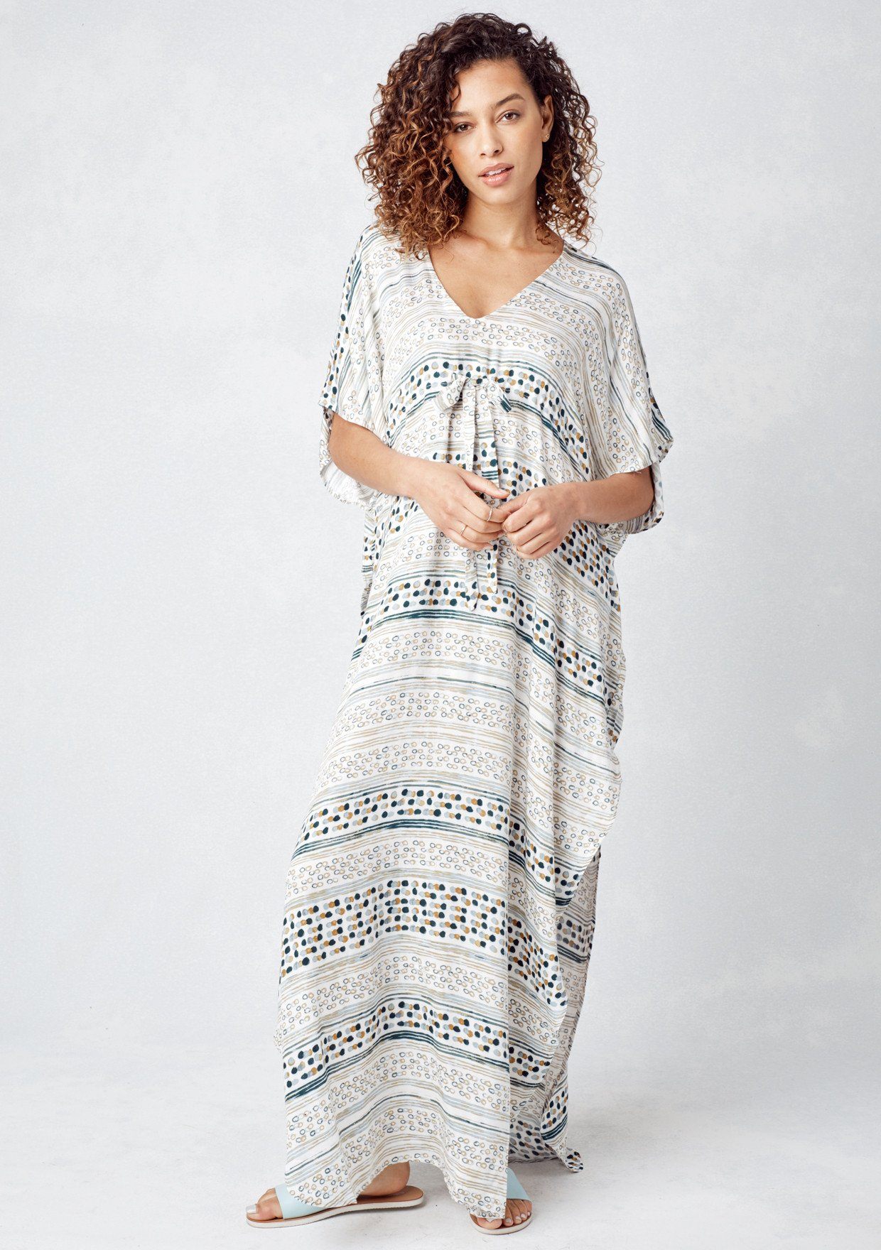 Flattering Boho Maxi Caftan Dress | LOVESTITCH