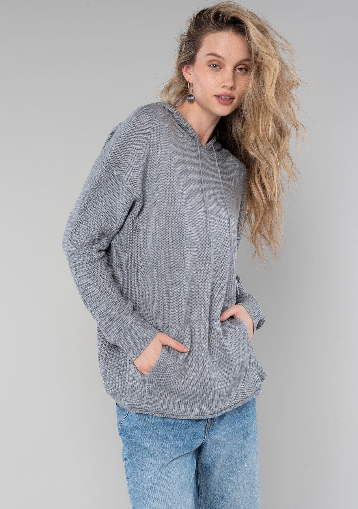 Women's Soft Knit Pullover Hoodie Sweater | LOVESTITCH
