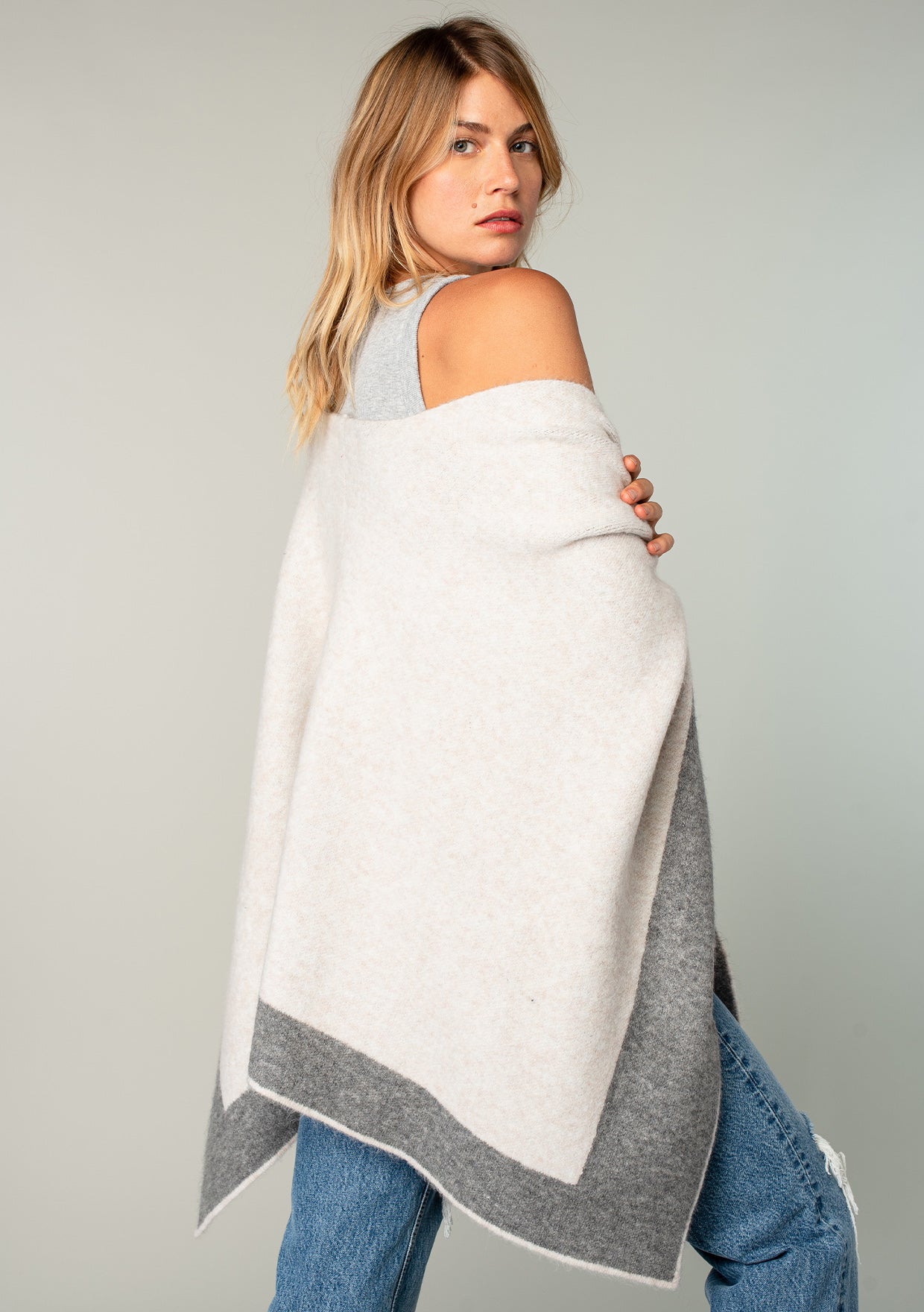 Women's Sweater Cape - Ultra-Soft Fall Cape Cardigan | LOVESTITCH